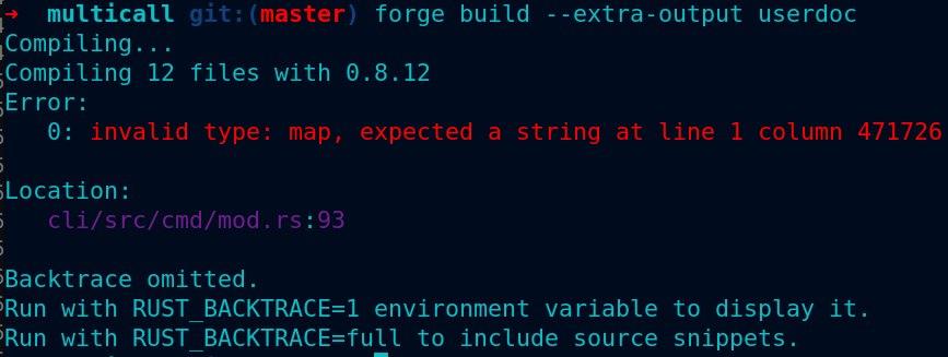 Fix: Forge build extra-output options breaking · Issue #897 · foundry-rs/foundry · GitHub
