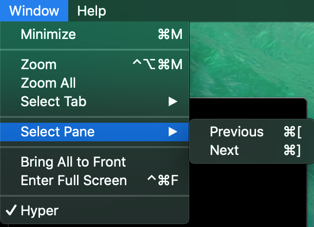 Switch split pane with shortcut · Issue #890 · vercel/hyper · GitHub