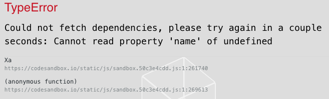 Could not fetch dependencies, blocked by CORS policy · Issue #3748 · codesandbox/codesandbox ...