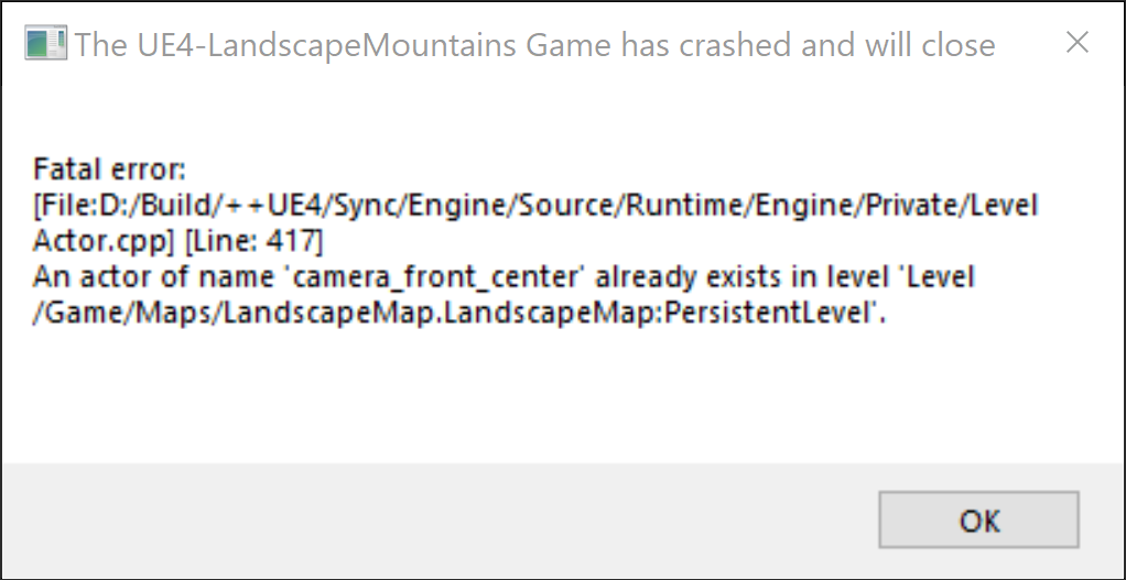 Spawning multiple "ComputerVision" pawns results in actor name conflict. · Issue #4092 ...