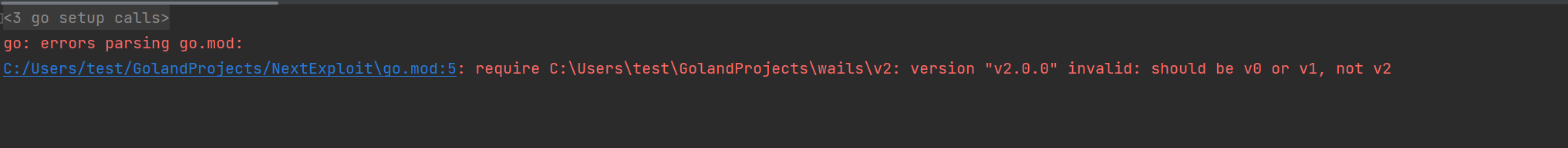 run wails dev bug · Issue #1885 · wailsapp/wails · GitHub