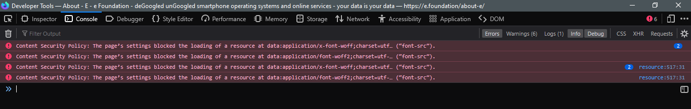 Blocking remote fonts sometimes results in not loading local fonts ...