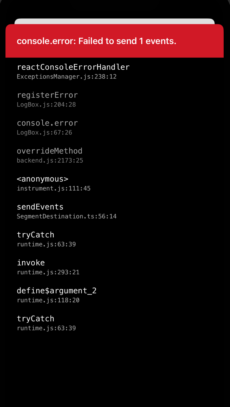 Failed Send Segment Events When No Connection · Issue 704 · Segmentio Analytics React Native