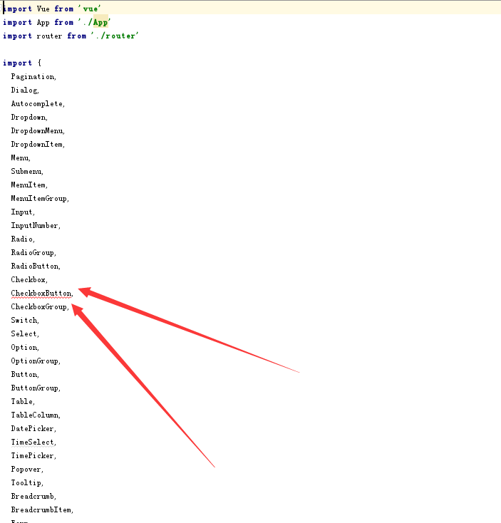 [Bug Report] CheckboxButton not found · Issue #8392 · ElemeFE/element · GitHub