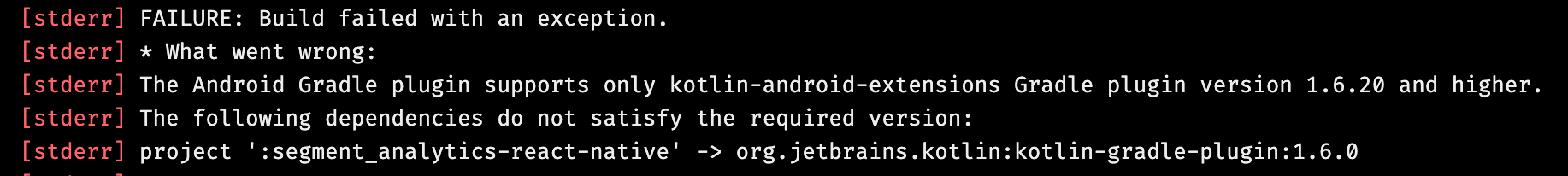 Android build fails with react native 0.71 - please update kotlin ... Android build fails with react native 0.71 - please update kotlin ...