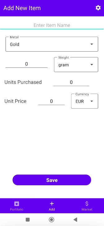 GitHub - kbratkovic/InvestmentGoldPortfolio