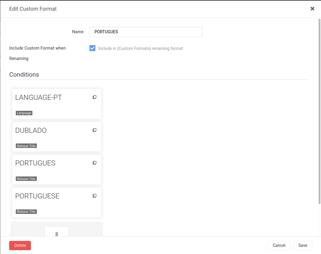 Radarr not upgrading when custom format conditions are met · Issue #6083 · Radarr/Radarr · GitHub