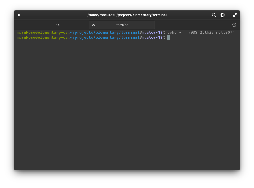 Cannot Set Custom XTerm Title Issue 593 Elementary terminal GitHub