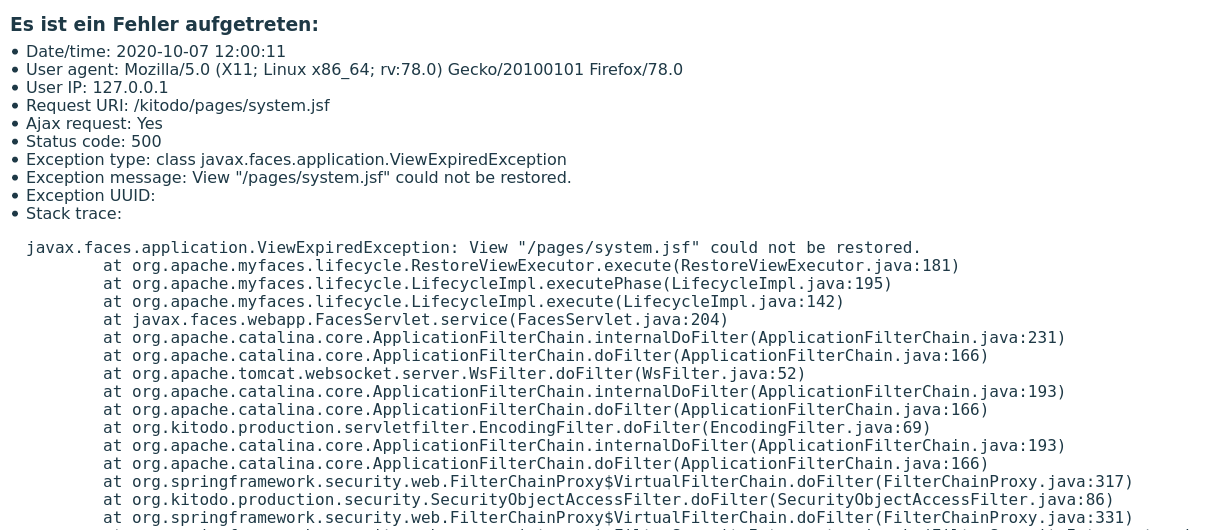 Error page did not disappear · Issue #4026 · kitodo/kitodo-production ...