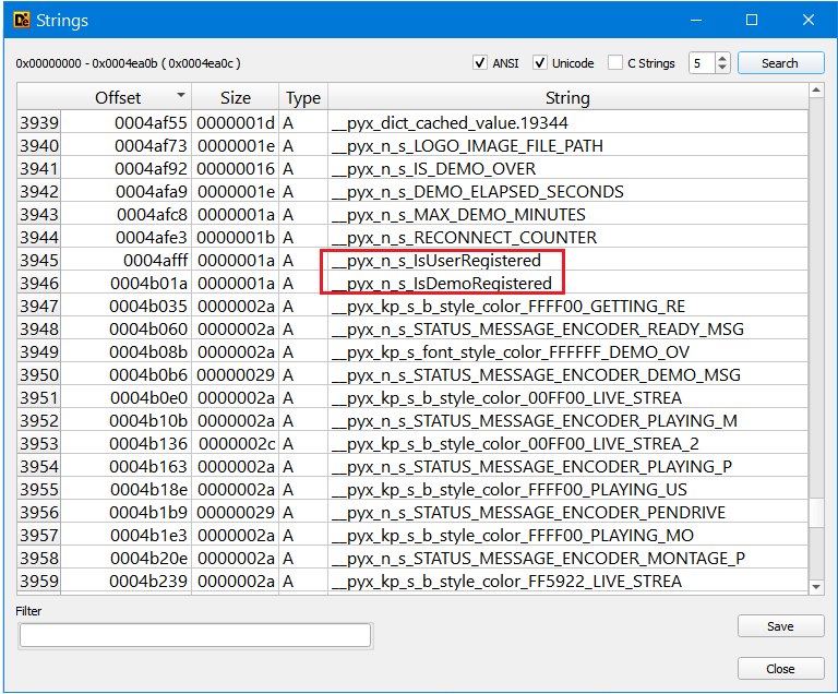 Strings and Function names shown on Cythonized binary · Issue #5405 · cython/cython · GitHub