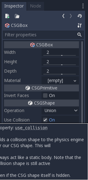 CSG Working with RigidBody or having an option to have it behave as a ...