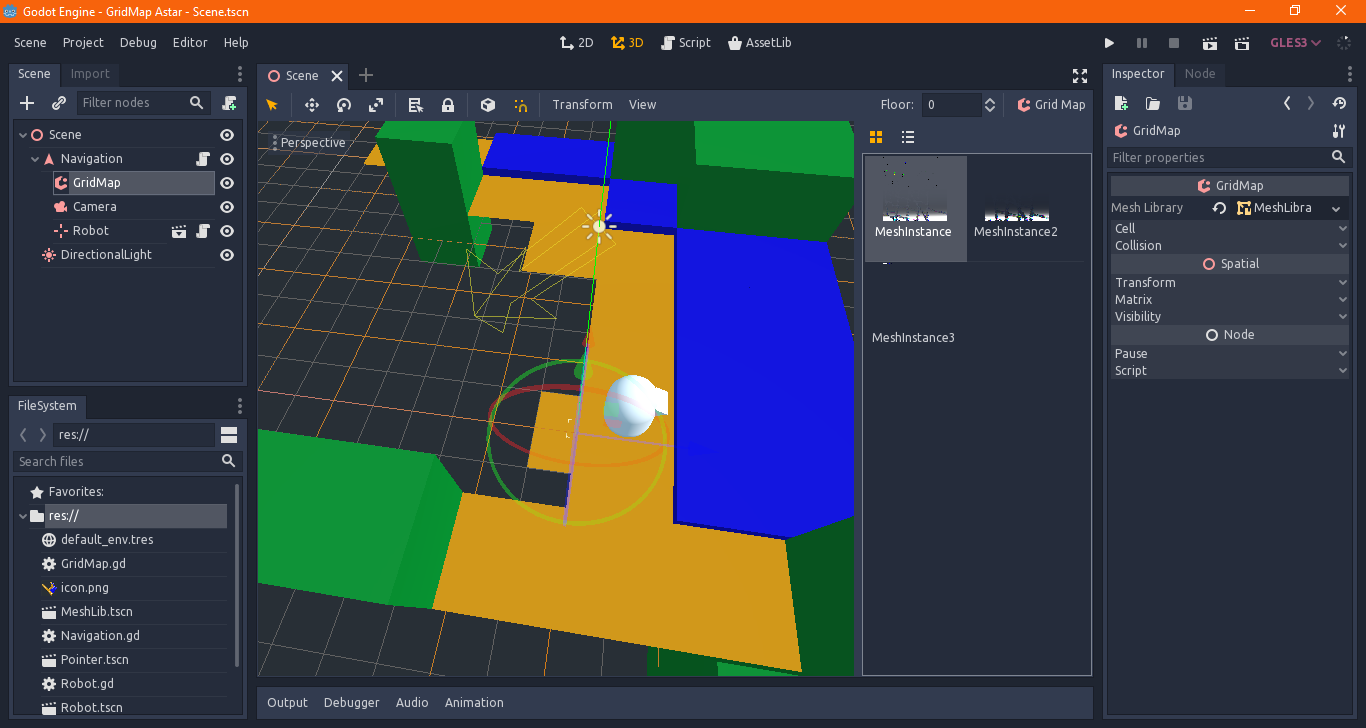 Regression Gridmap Editor Does Not Appear When Selecting The Node · Issue 26671 · Godotengine 