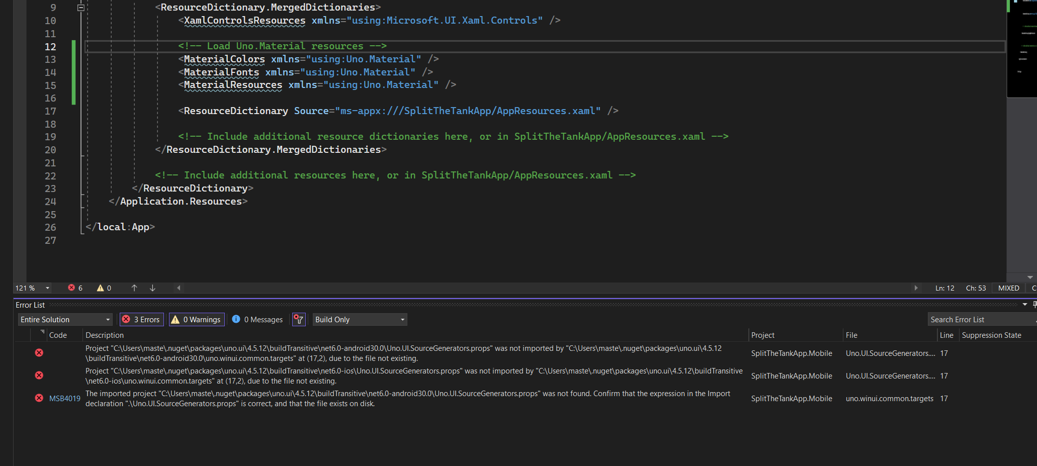 How to use Uno.Material Is Outdated and Does Not Work · Issue #1163 · unoplatform/Uno.Themes ...