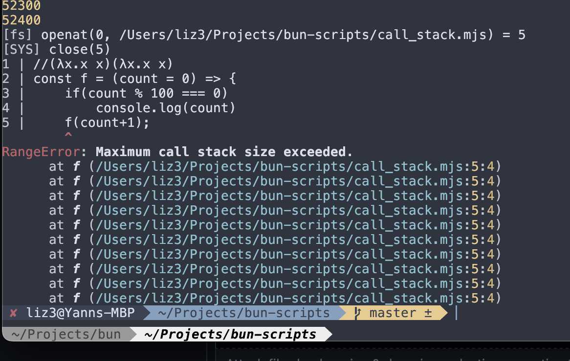 Recursion Without Base Case Running Indefinitely · Issue 6530 · Oven Shbun · Github