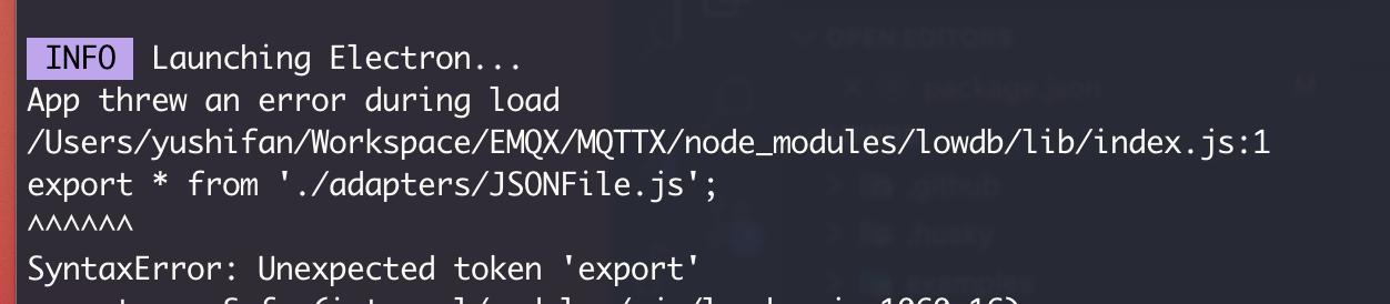 Does 2.0 not yet support running in an Electron project? · Issue #493 · typicode/lowdb · GitHub