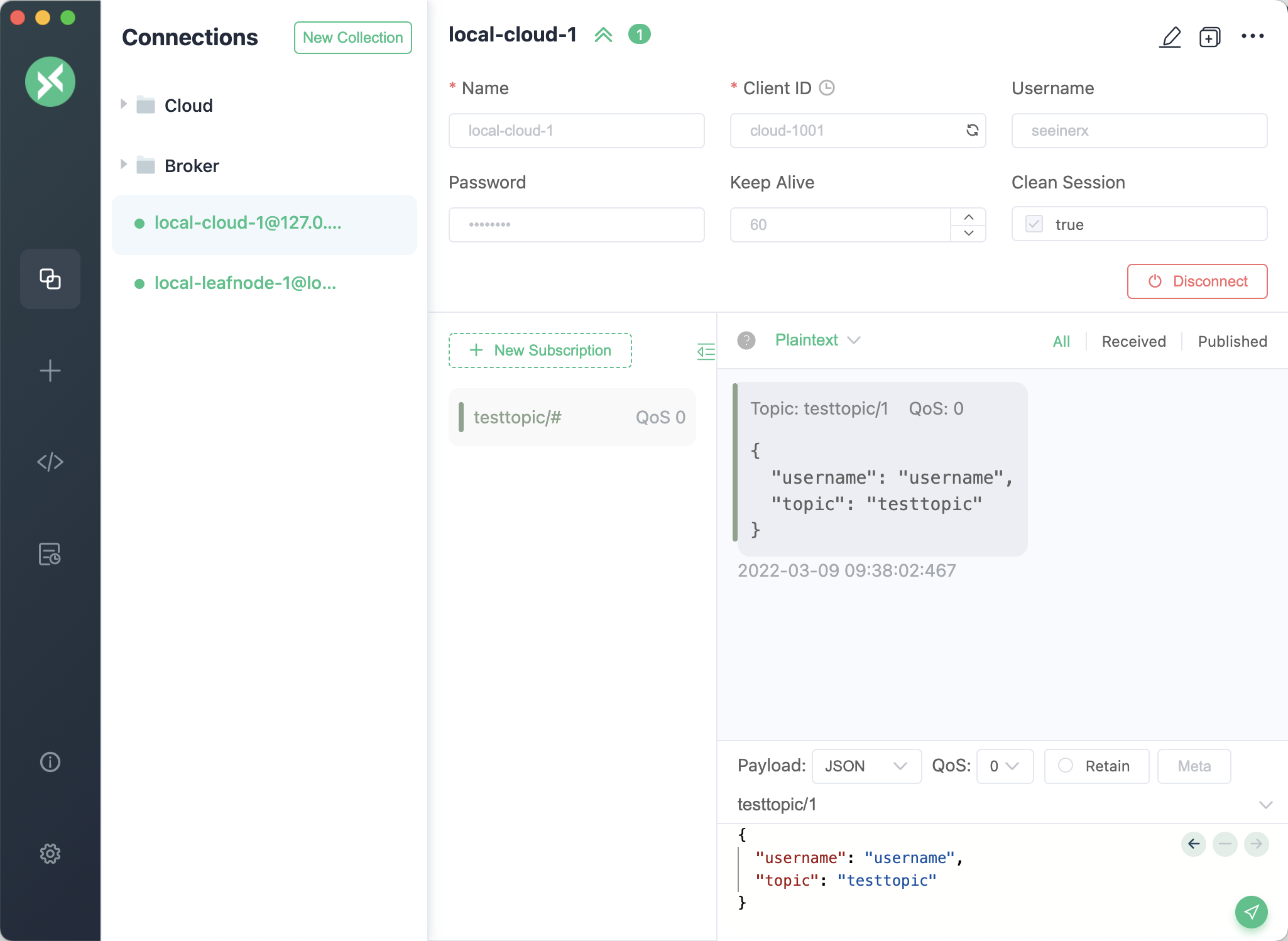 [Bug] 下一个启动的连接可能会错误的使用上一个启动连接的clientid · Issue #910 · emqx/MQTTX · GitHub