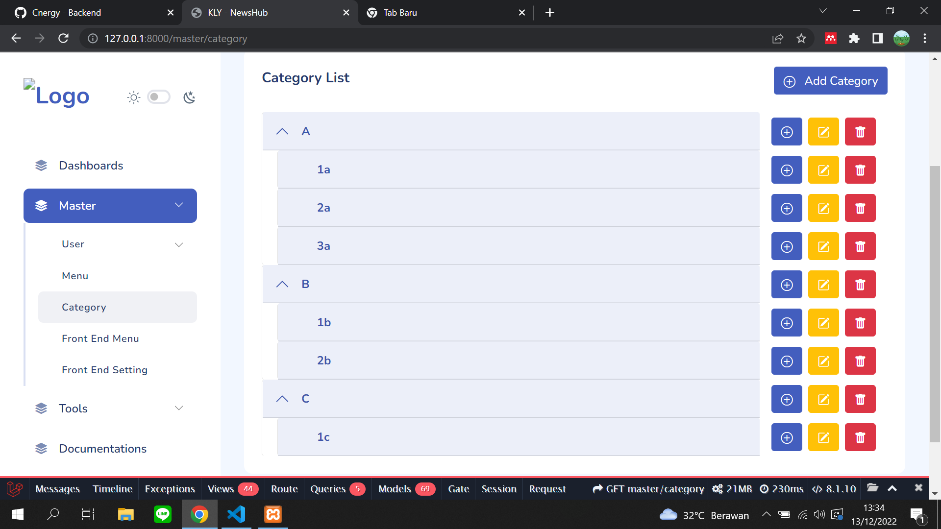 [Bug] List Category - Chill Doesn't Appear · Issue #568 · KLYMM/cnergy-cms · GitHub