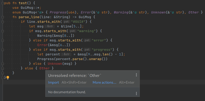 Regression: Unresolved reference for local enum variants brought into scope with `use` · Issue ...