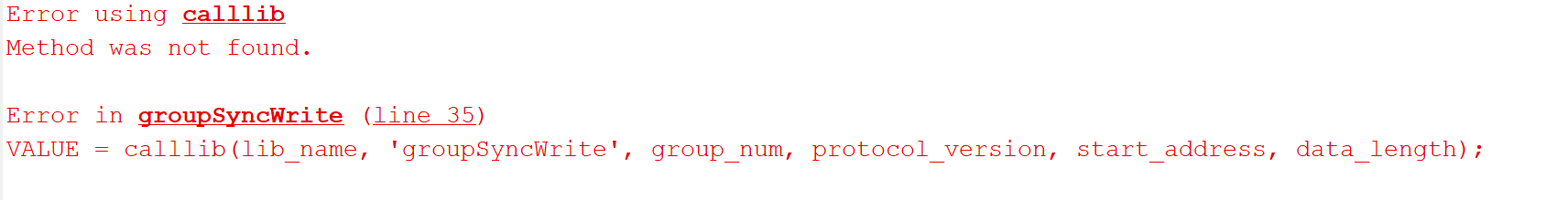 370 Matlab Usb2dynamixel2 Xl430 W2250 Issue Groupsyncwrite Not In Library · Issue 303