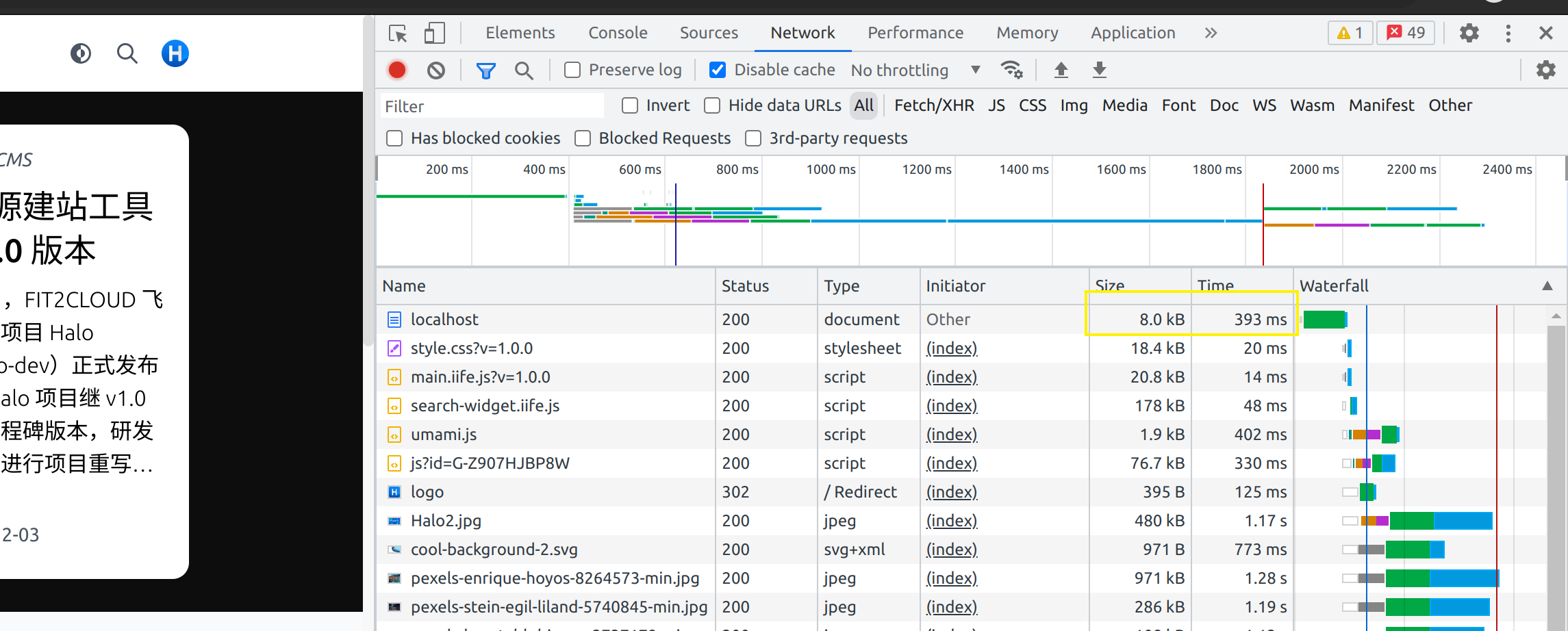 在文章较多时启动会导致很长时间加载缓慢 · Issue 2863 · Halo Devhalo · Github