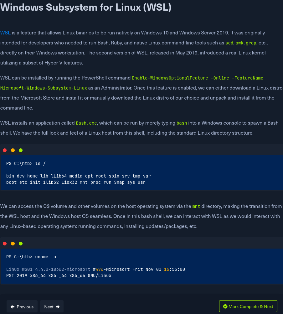 hackthebox-windows-fundamental/Windows Subsystem for Linux (WSL).md at ...