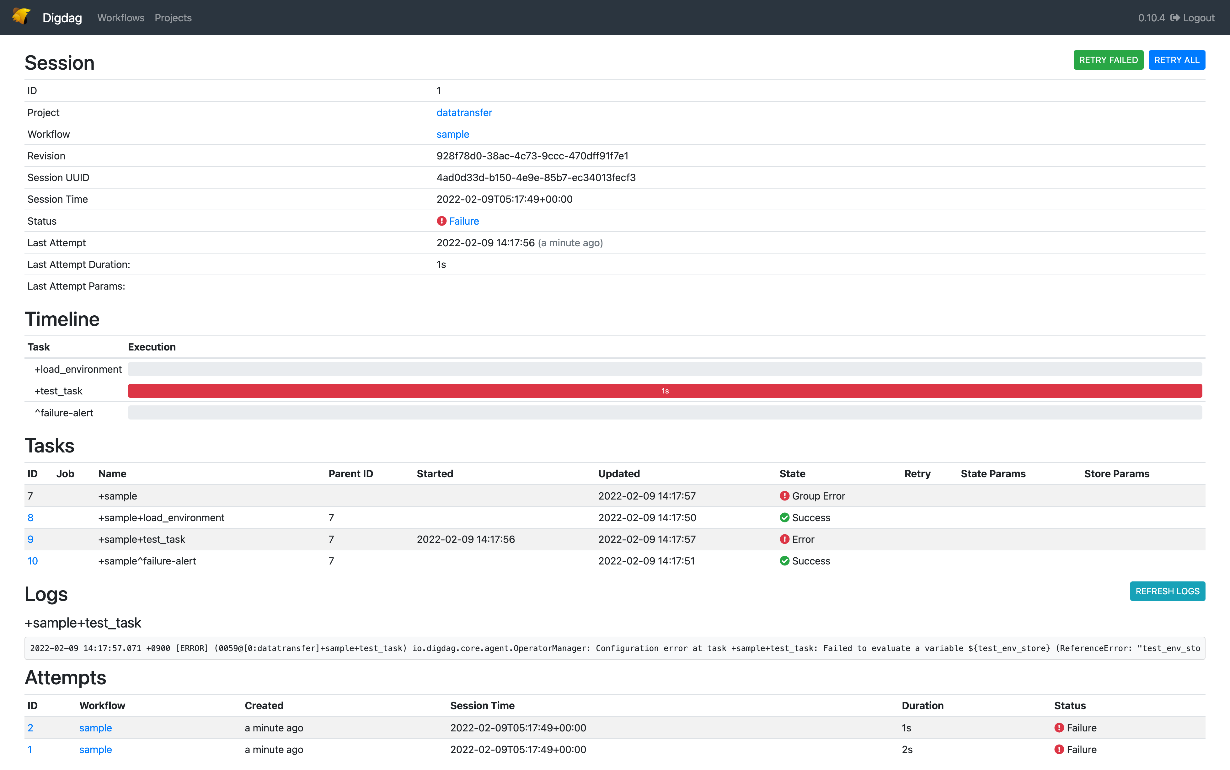 Cannot Reference Variables When Using If Operator When Retry Failed · Issue 1704 · Treasure