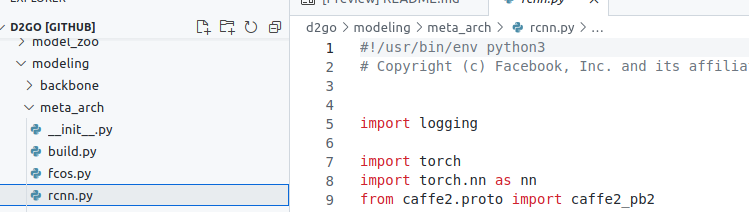Please remove caffe2 include · Issue #144 · facebookresearch/d2go · GitHub