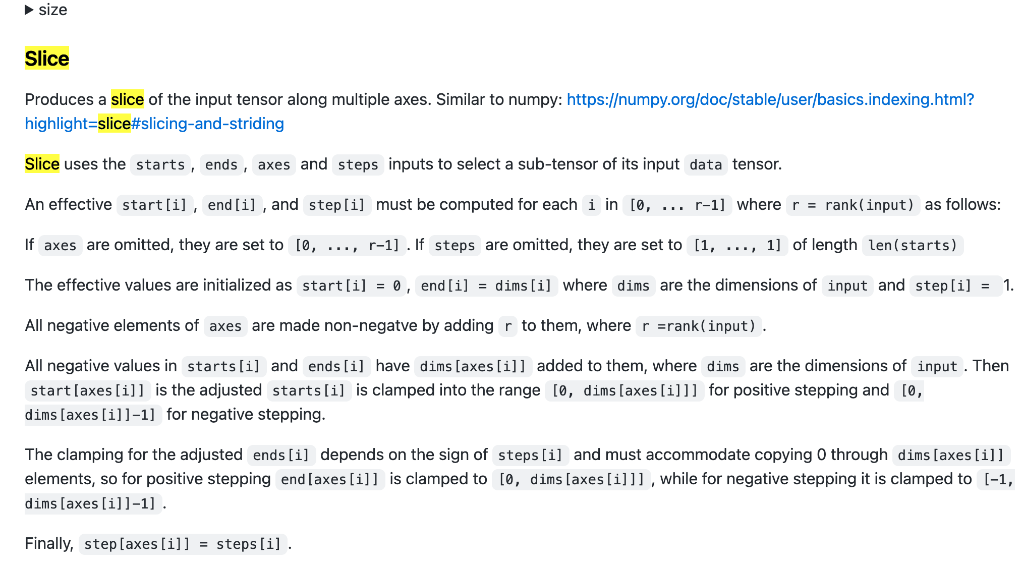 Slice op question · Issue #734 · OpenPPL/ppl.nn · GitHub