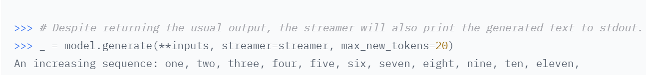 Streamable way in model.generate · Issue #23933 · huggingface/transformers · GitHub