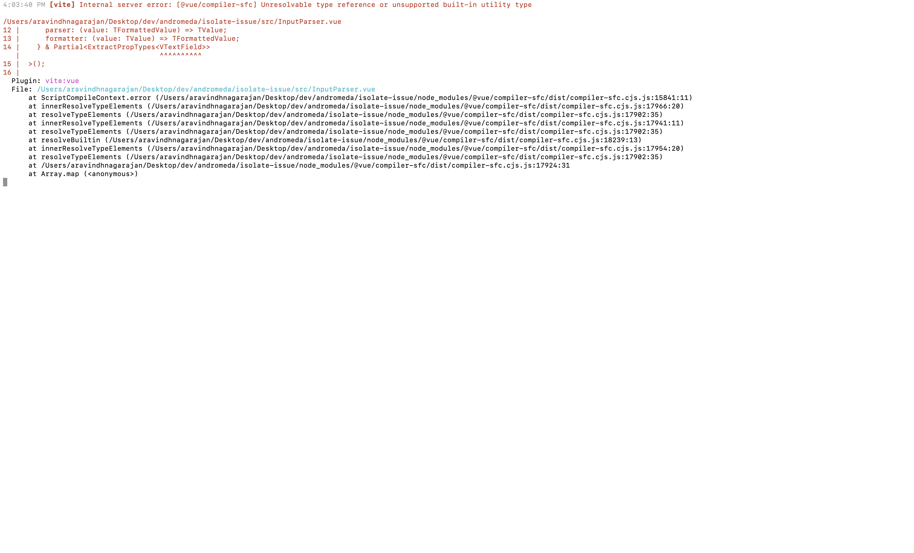DefineProps import issue in v3.3.4 · Issue #8522 · vuejs/core · GitHub