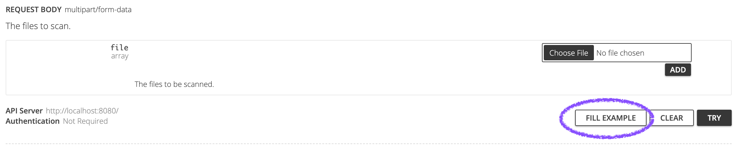 Option to Hide "FILL EXAMPLE" Button · Issue #731 · rapi-doc/RapiDoc · GitHub
