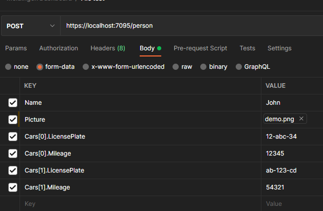 Add complex model binding to form-data requests · Issue #78 · FastEndpoints/FastEndpoints · GitHub