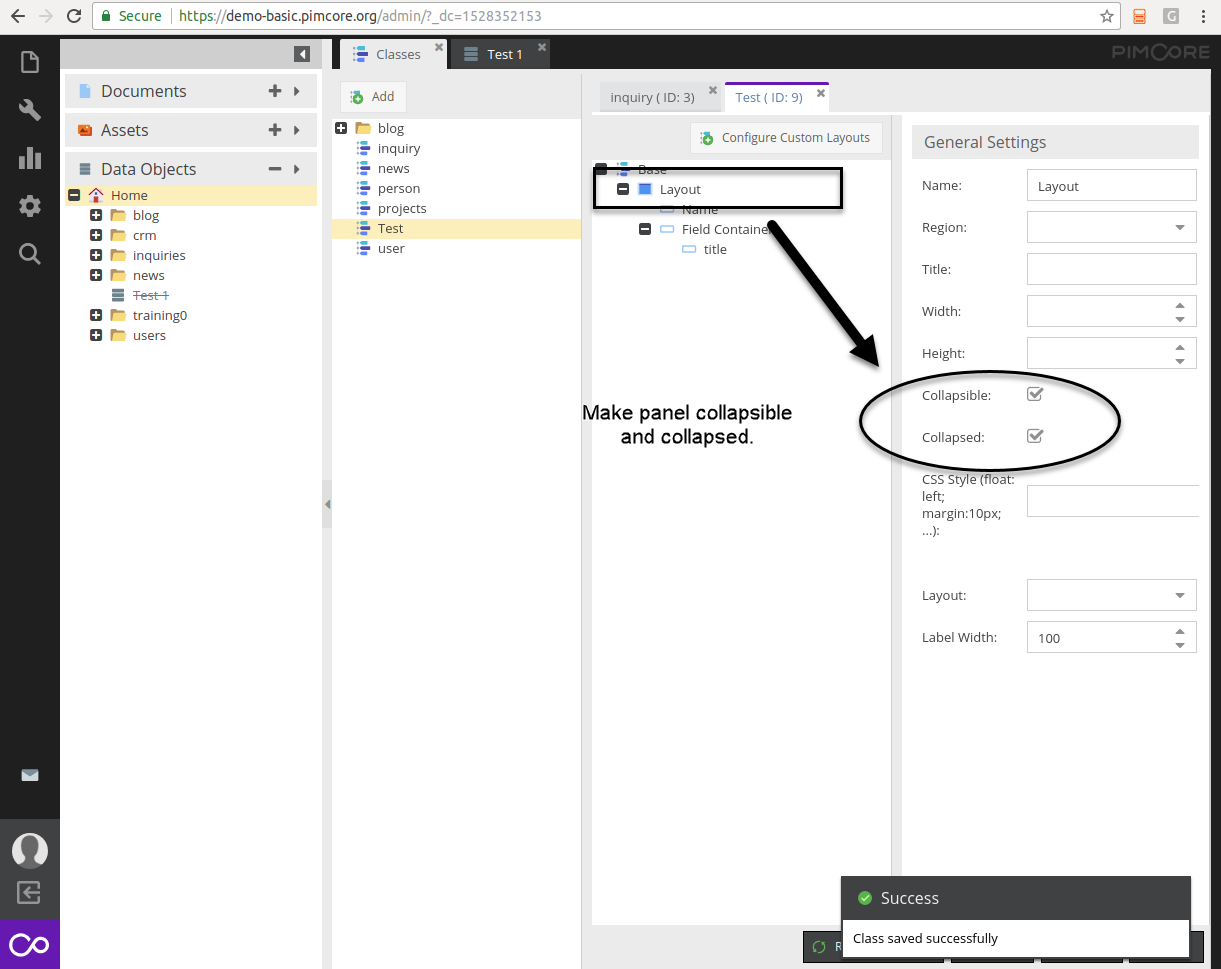 Unable To Expand Collapsed Panel · Issue 2920 · Pimcorepimcore · Github