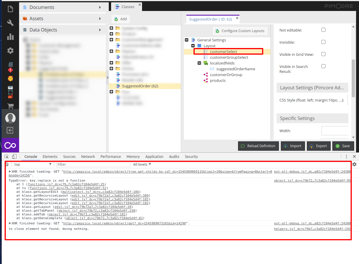 Unable to open object while using multi-select with option provider class · Issue #3787 ...