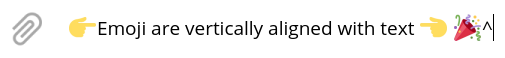 Emoji do not align with text · Issue #5685 · telegramdesktop/tdesktop ...