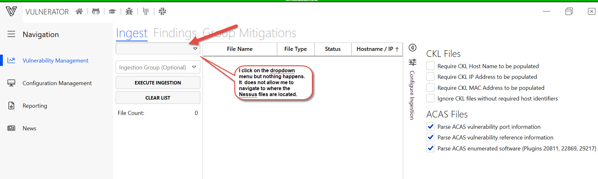 Vulnerator 7.0.0Alpha will not ingest files · Issue #223 · Vulnerator ...