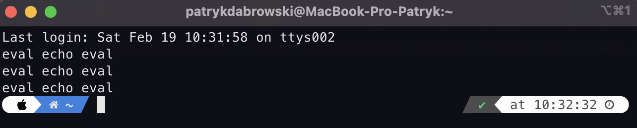 "eval echo eval" is printed every time I open new session in iTerm2 · Issue #10708 · ohmyzsh ...