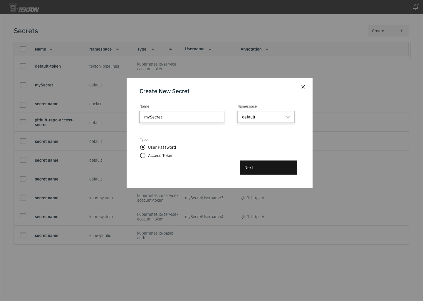 Patch more than one service account to each secret · Issue #505 · tektoncd/dashboard · GitHub