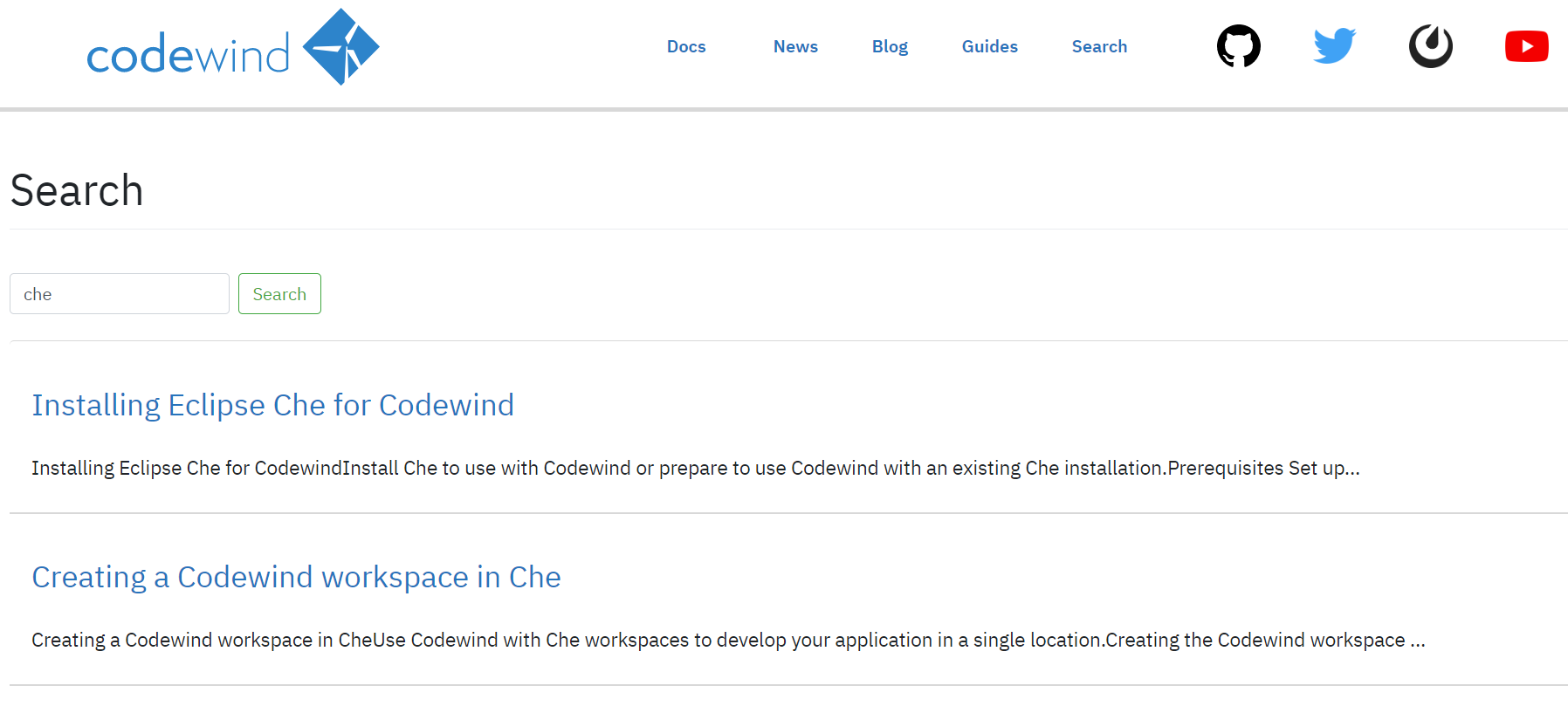 Add Search To Landing Page Docs · Issue 1786 · Eclipse Archivedcodewind · Github