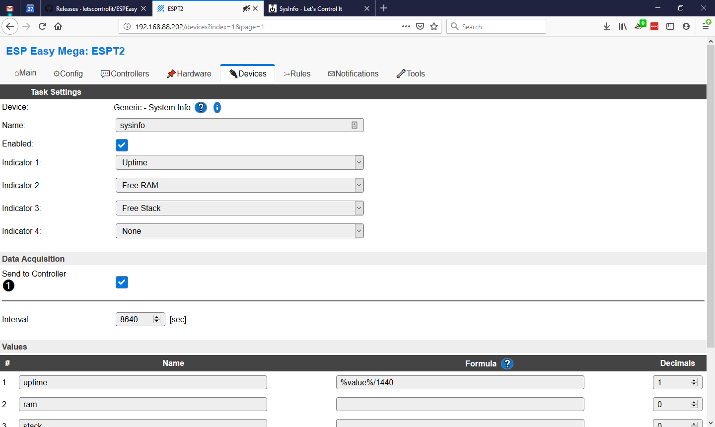 System Info Plugin 026 Does Not Display Indicators Anymore · Issue 2570 · Letscontrolit