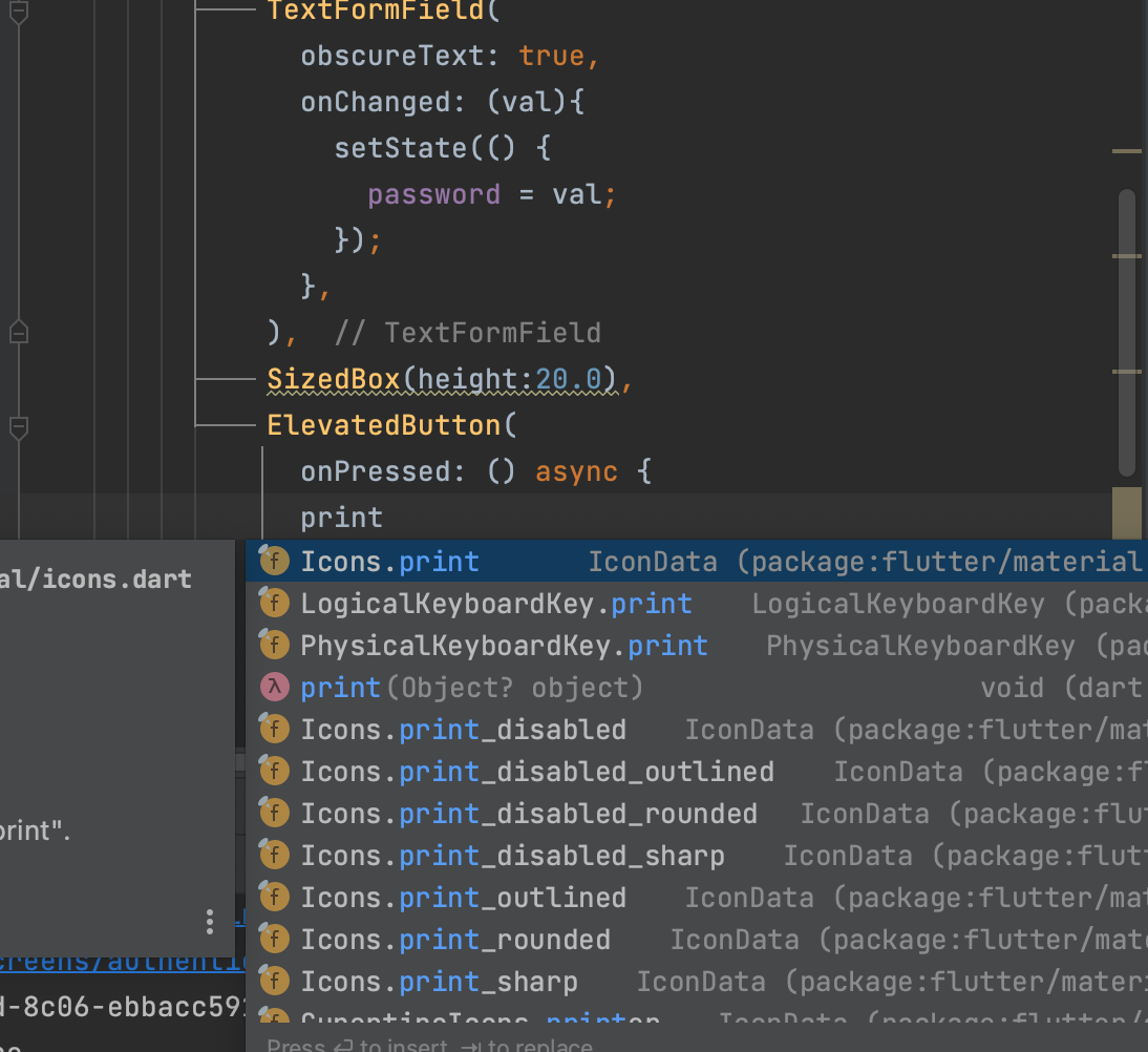 Different Android Studio code completion sorting then in VSCode · Issue #51371 · dart-lang/sdk ...