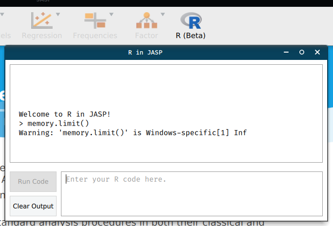 Error in RM ANOVA - cannot allocate vector of size 1.1 Gb · Issue #1069 · jasp-stats/jasp-issues ...