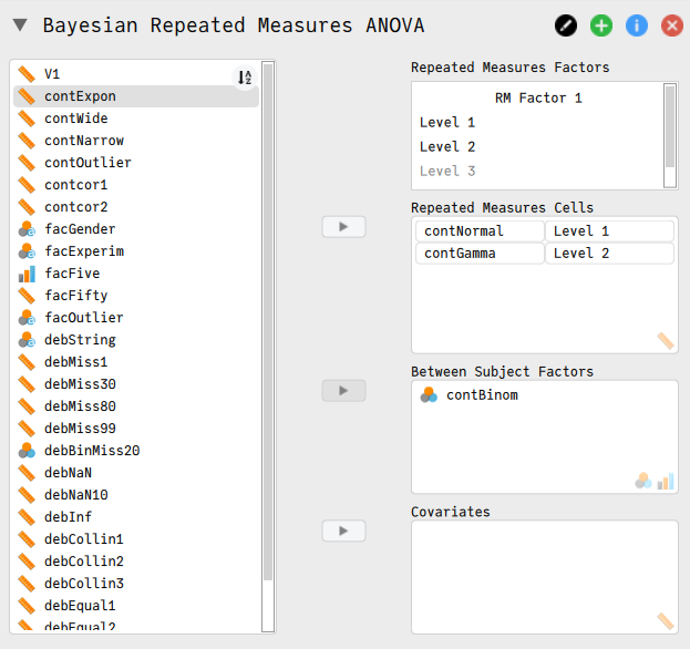 Bayesian Repeated Measures ANOVA does not finish computing Bayes factors · Issue #1140 · jasp ...