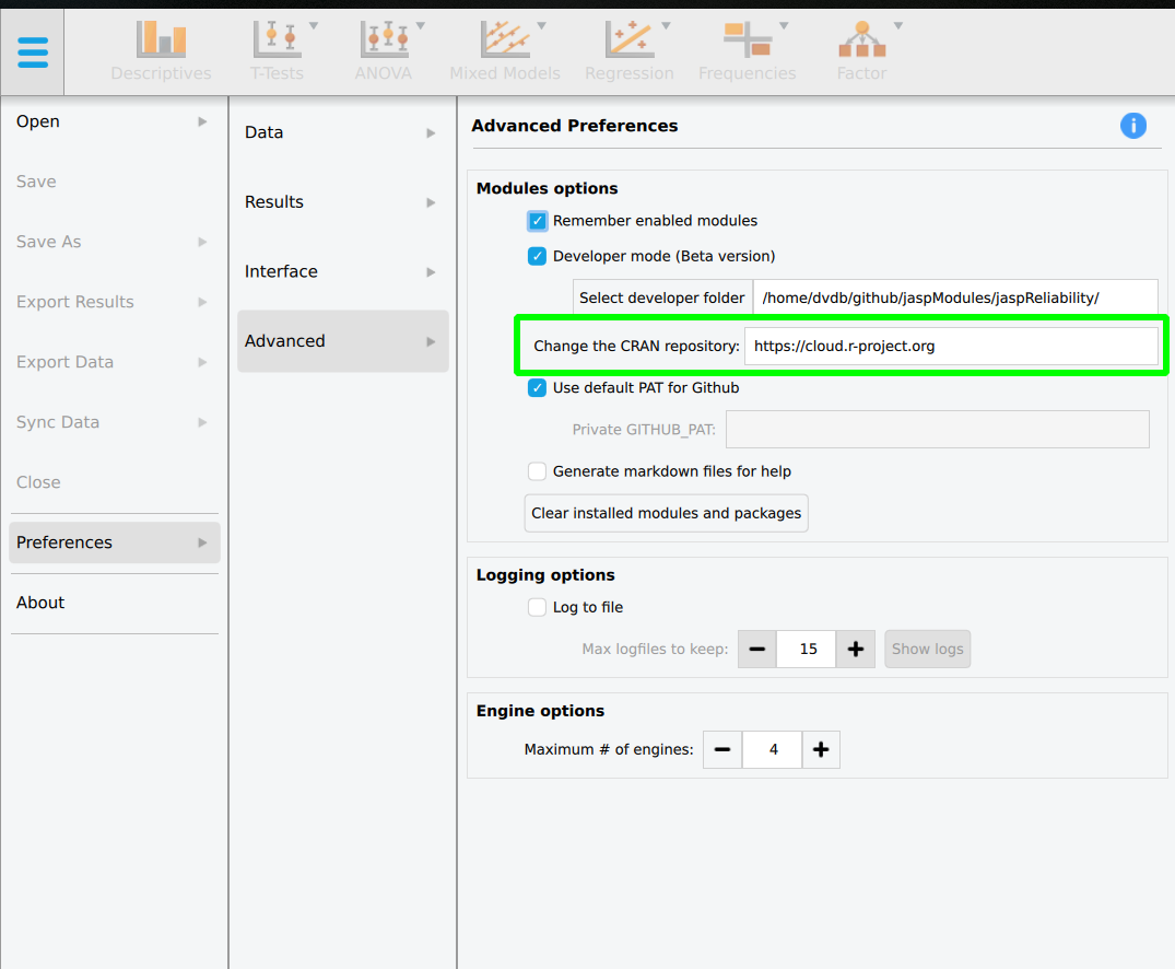 Bug Cant Install Any Developer Modules Under Ubuntu 2004 · Issue 1659 · Jasp Statsjasp
