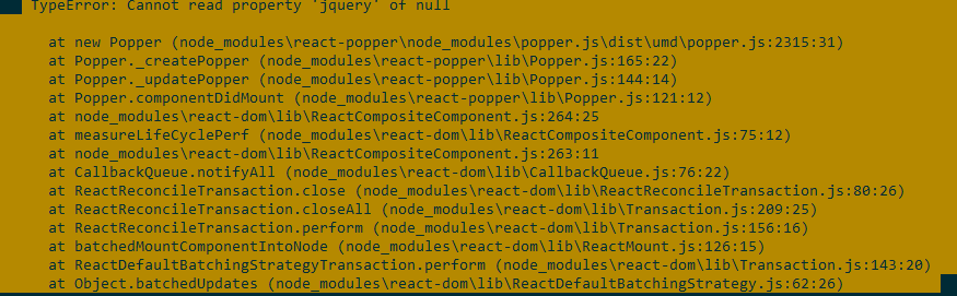 jquery null ref · Issue #25 · floating-ui/react-popper · GitHub