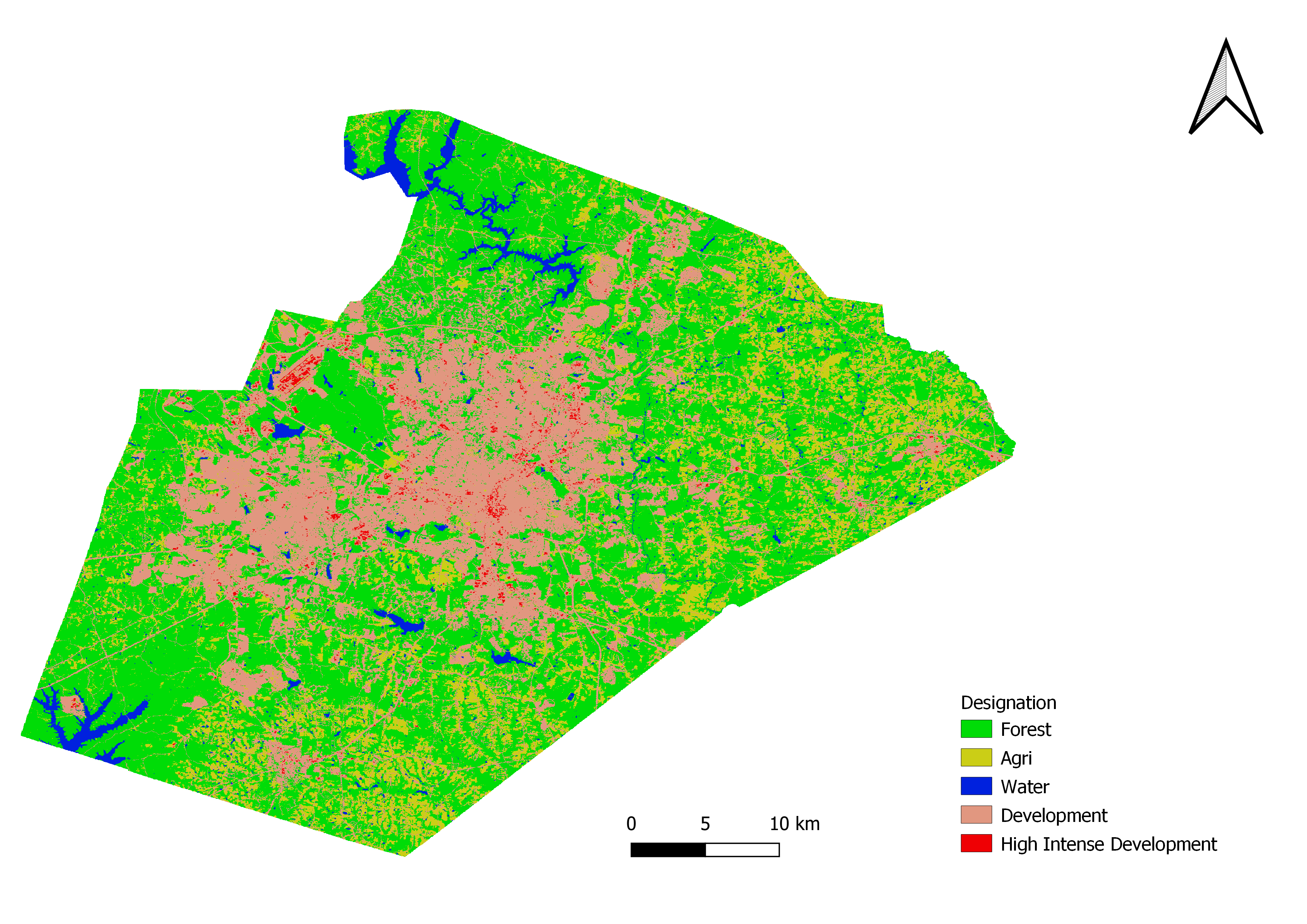 GitHub - RezNovae/Wake-County-NC-Development-Area: Created a map from QGIS