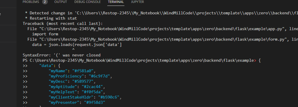 Error while developing with flask on python · Issue #3390 · PowerShell/PSReadLine · GitHub