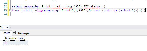 STContains Red Squiggly When Checking a Polygon contained within ...