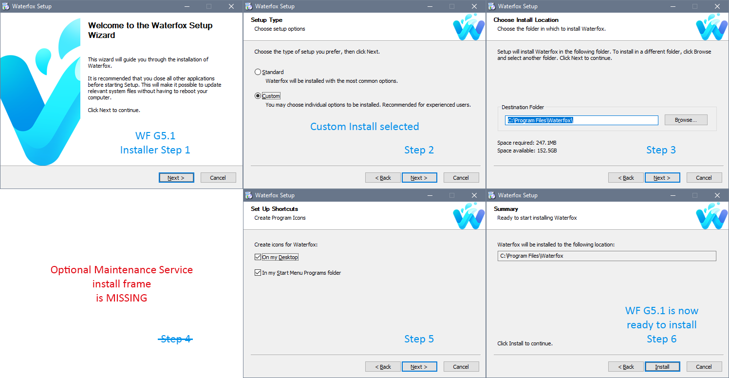 Waterfox Maintenance Service is NOT installed · Issue #2927 ...