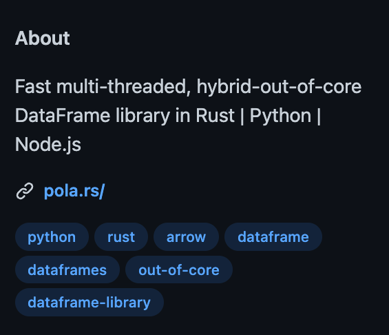 Add weblink & tags to repo · Issue #471 · substrait-io/substrait · GitHub